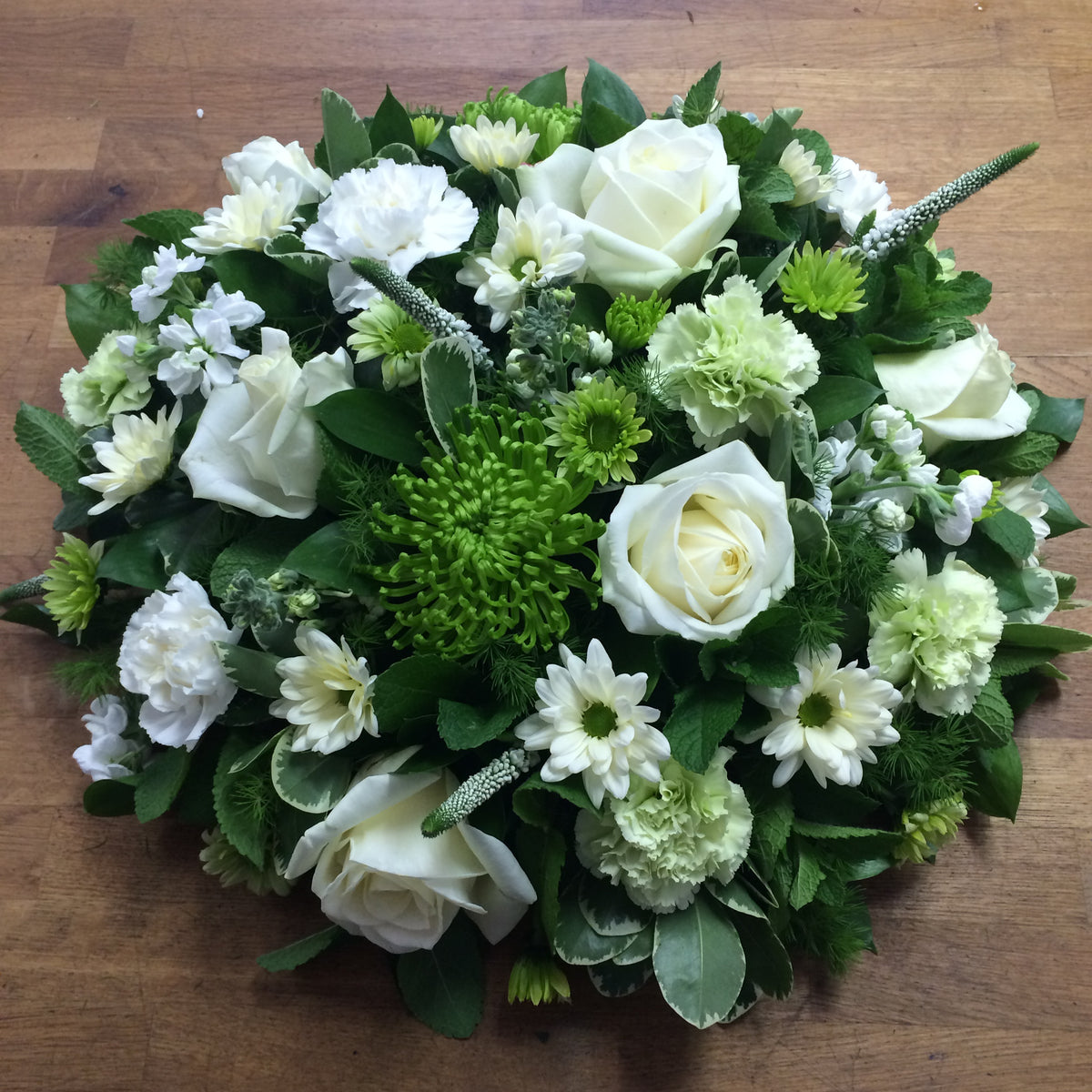Grouped, textured, Woodland Style Posy Pad – Jessica Mary Flowers